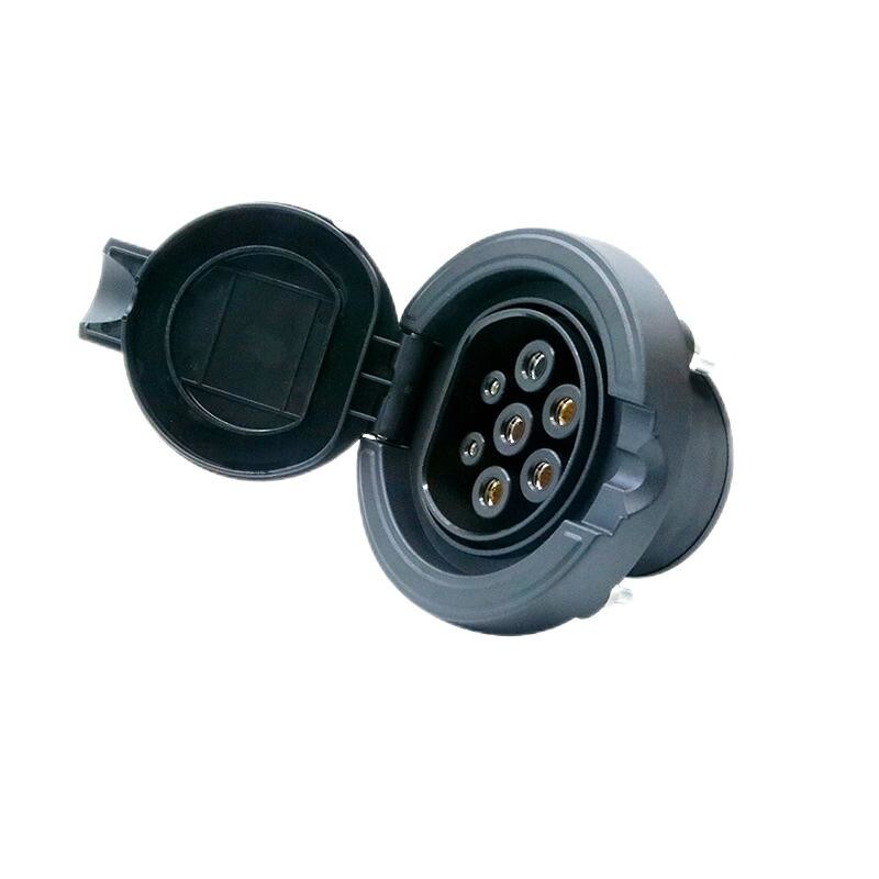 Typ 2 weibliche EV-Steckdose IEC 62196-2 EV-Ladesteck für EV ...
